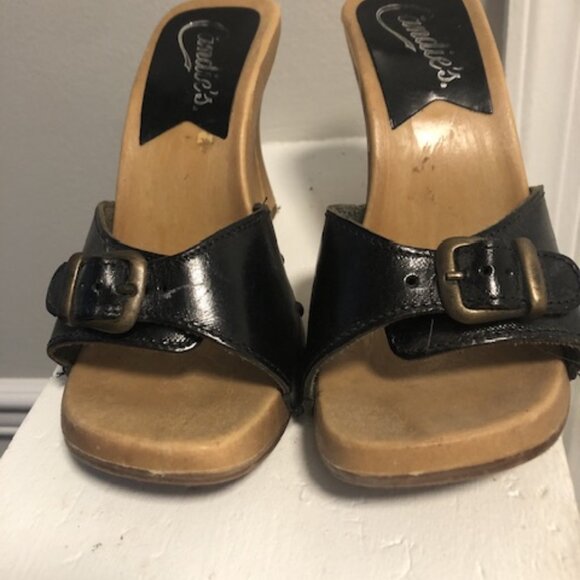 Candie's | Shoes | Vintage Candies Black Leather Heels | Poshmark